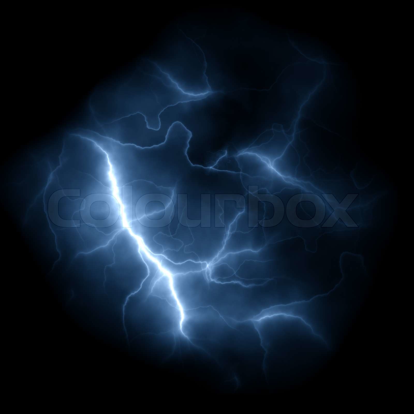 Lightning Bolt Black Background