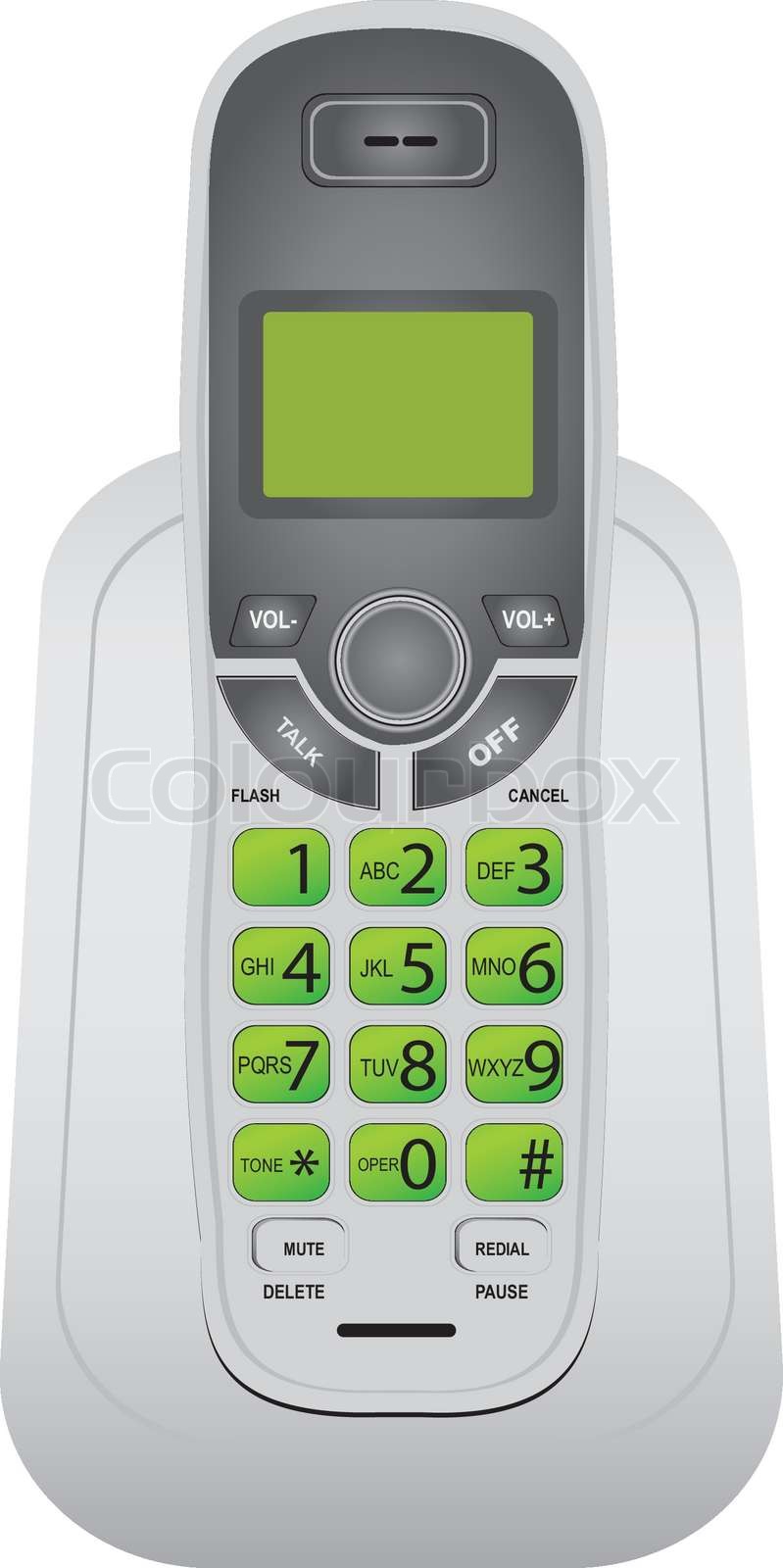 Cordless Phone | Stock vector | Colourbox