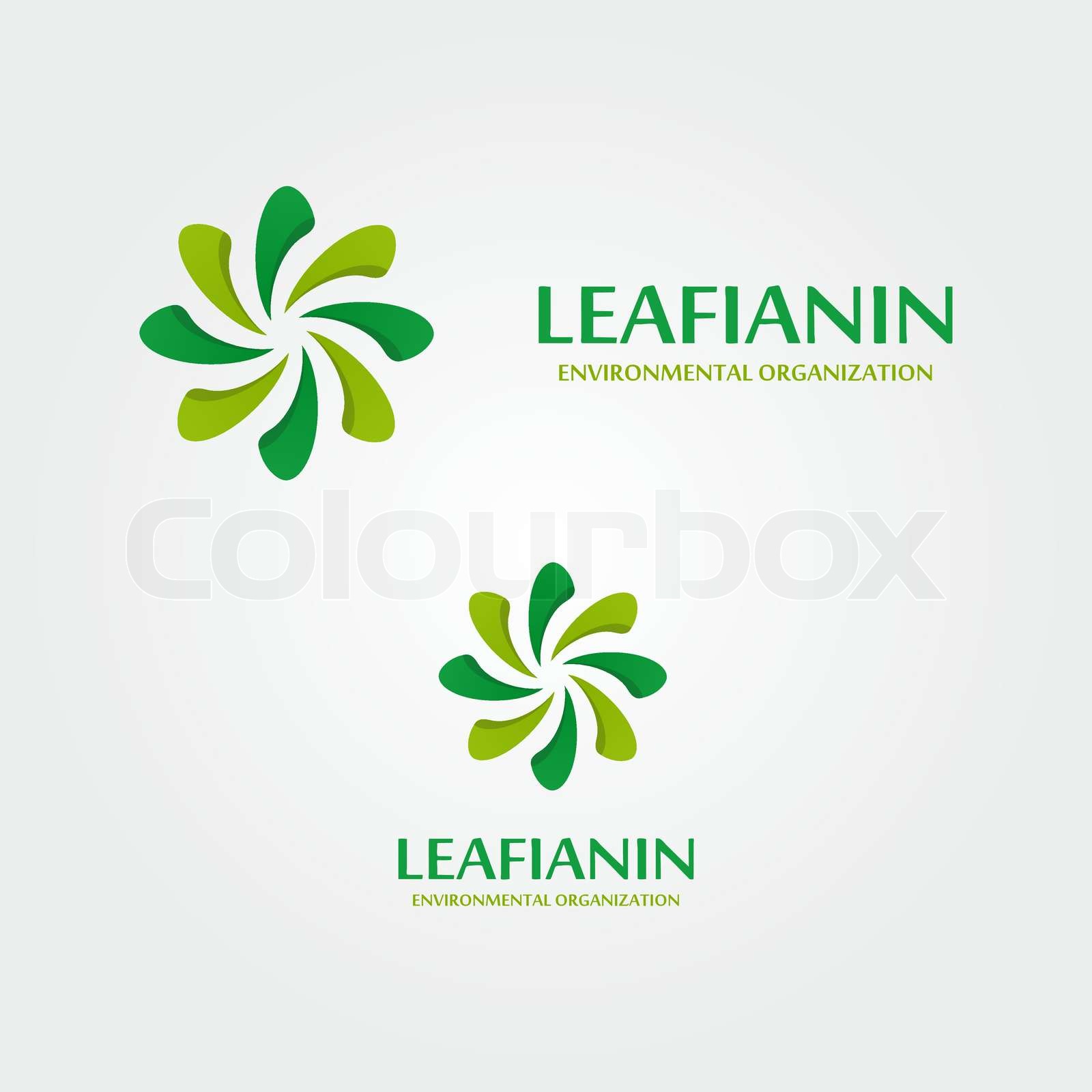 Abstract sheet vector logo | Stock vector | Colourbox