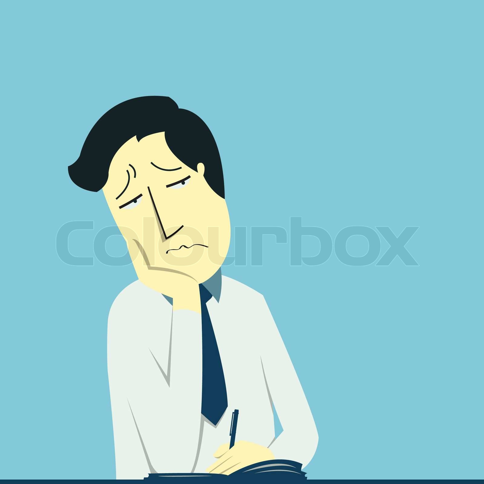 I feel bored | Stock vector | Colourbox