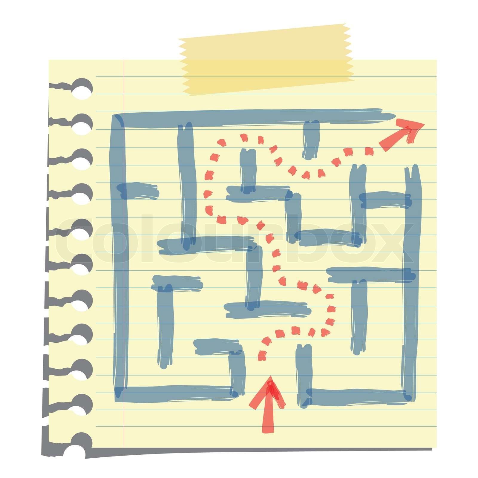 labyrinth | Stock vector | Colourbox