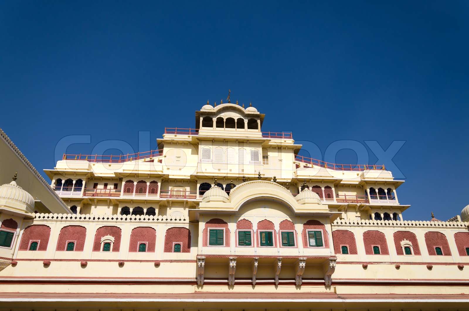 Chandra Mahal Palace (City Palace) in Jaipur | Stock image | Colourbox