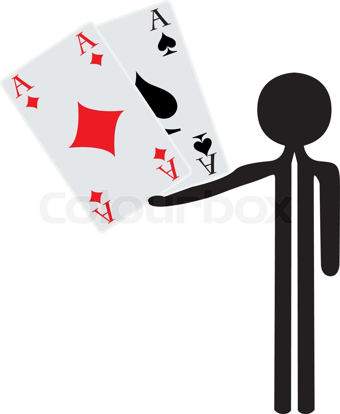 two aces | Stock vector | Colourbox
