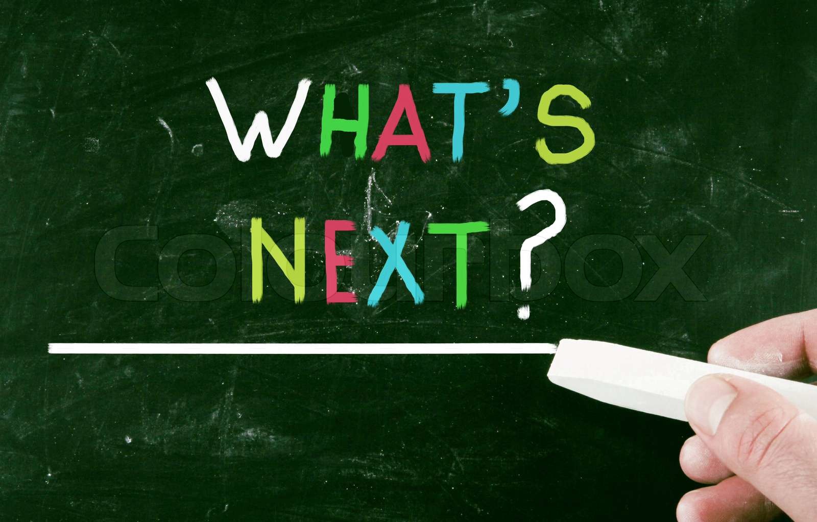 what's next? | Stock image | Colourbox