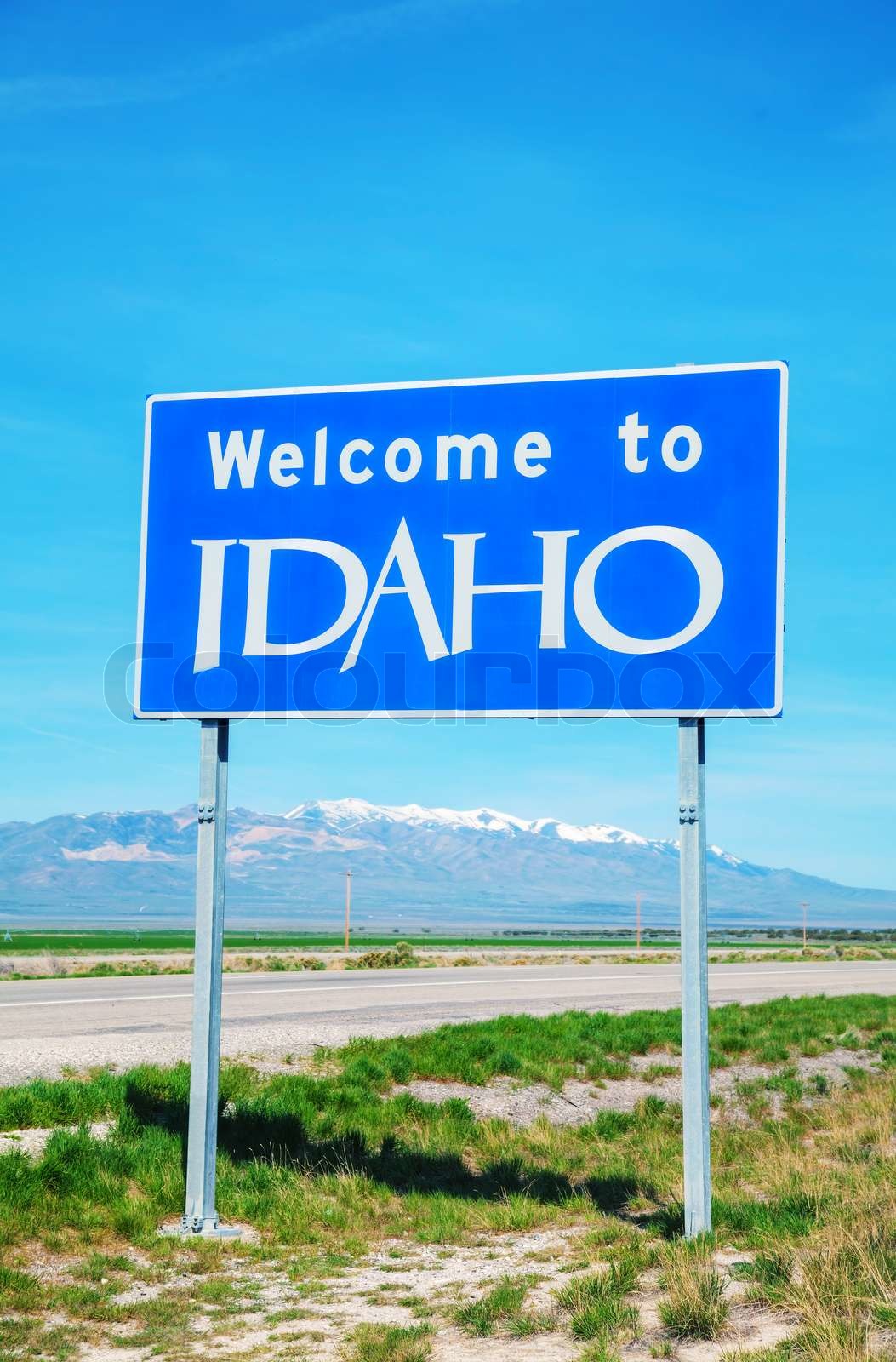 Welcome to Idaho sign | Stock image | Colourbox