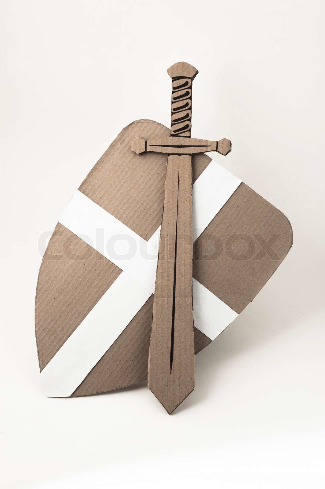 Medieval sword and shield | Stock image | Colourbox
