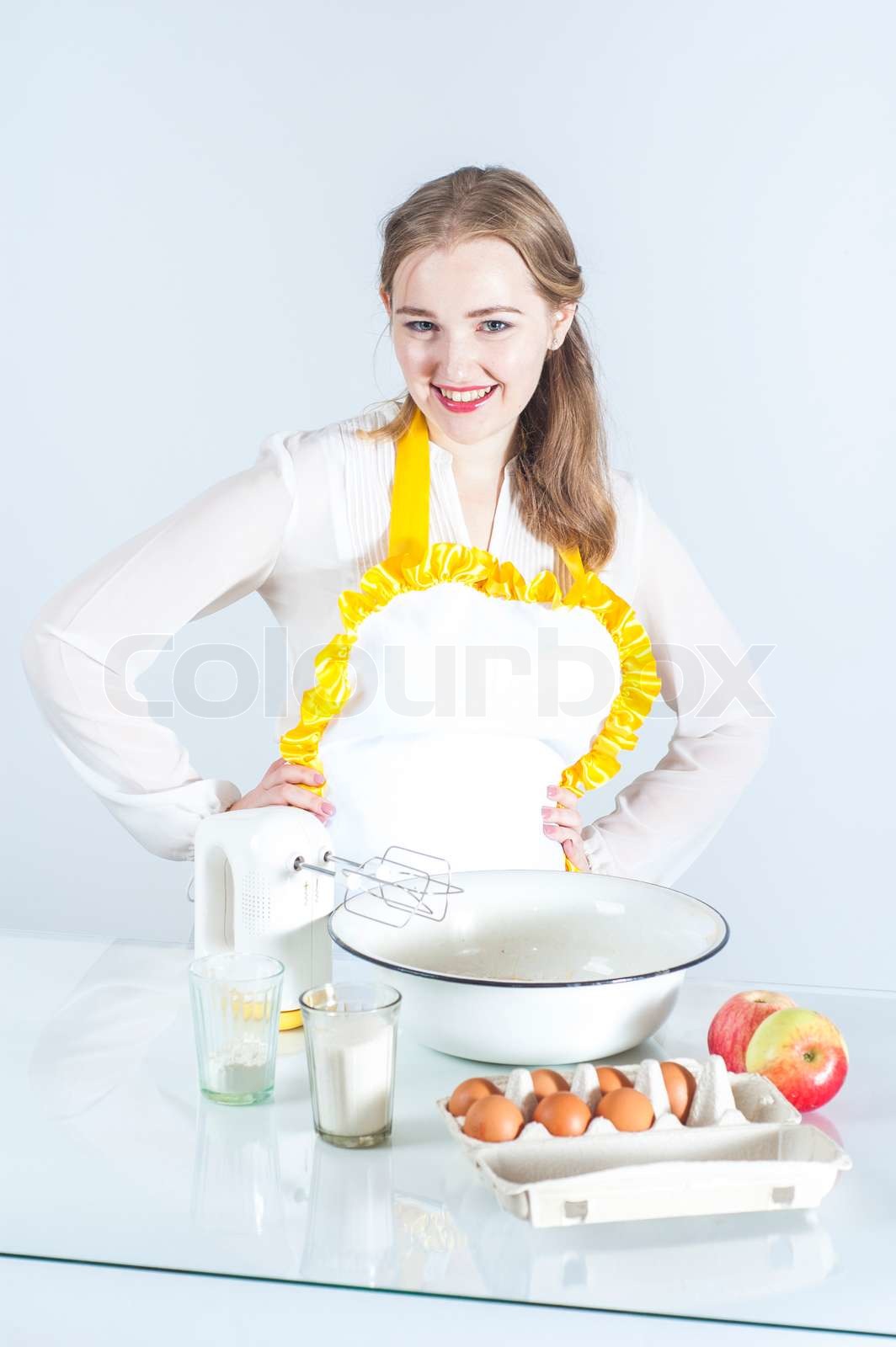 Smiling homemaker | Stock image | Colourbox