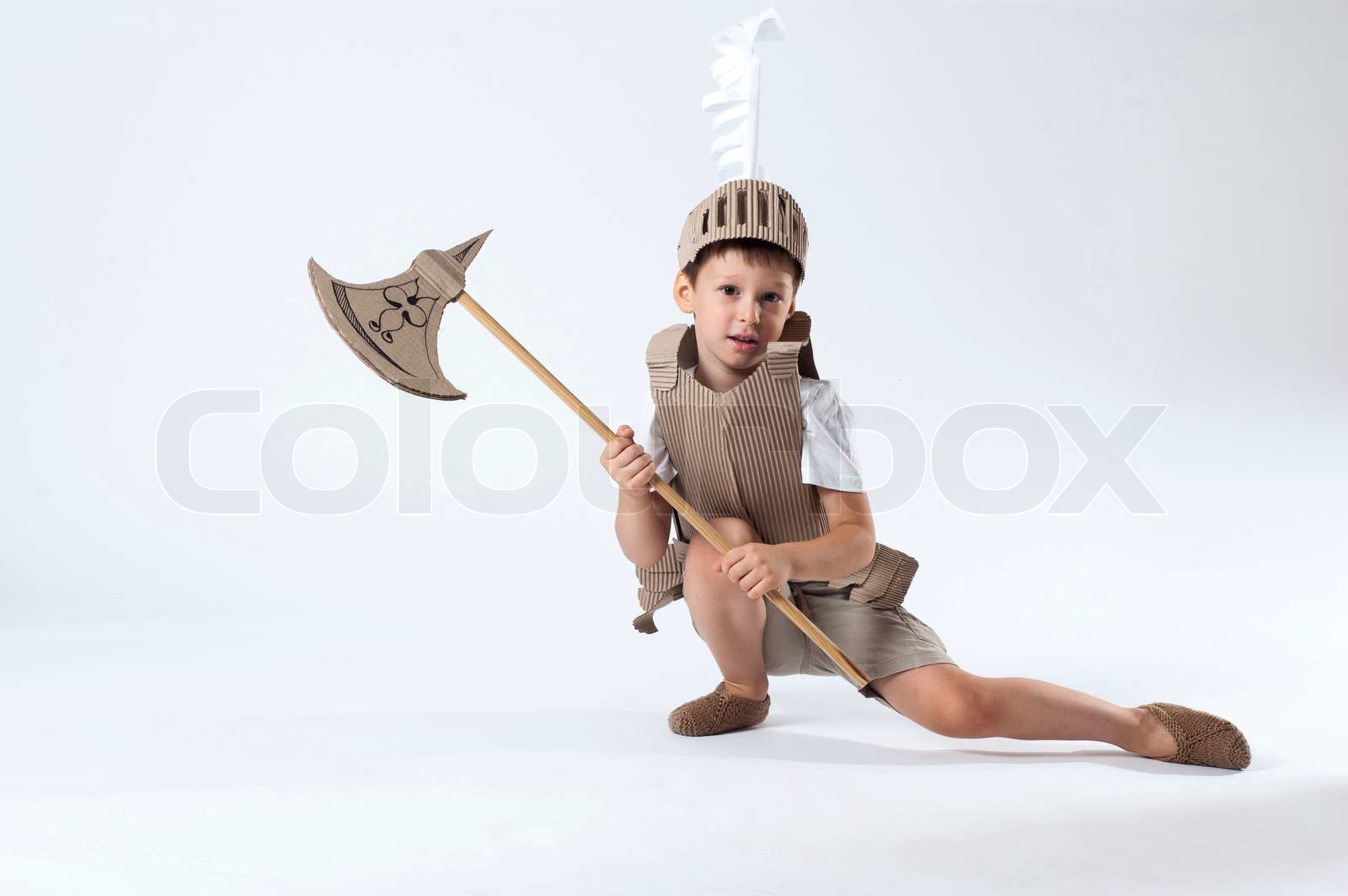 medieval knight child | Stock image | Colourbox