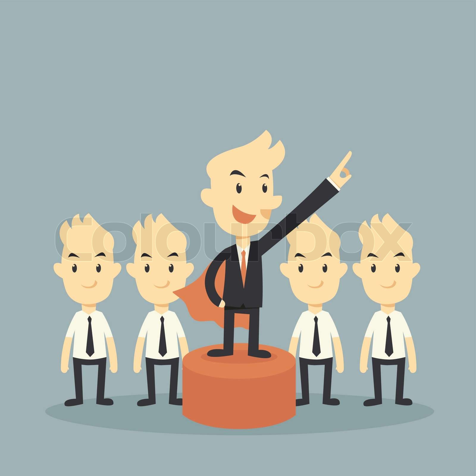 leader | Stock vector | Colourbox