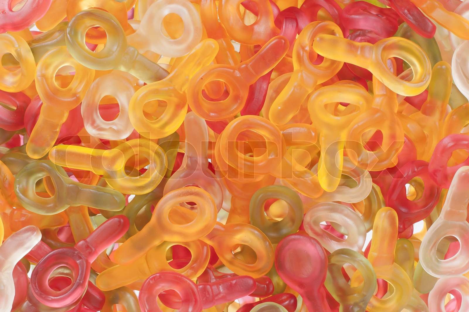 Heap of typical dutch candy | Stock image | Colourbox