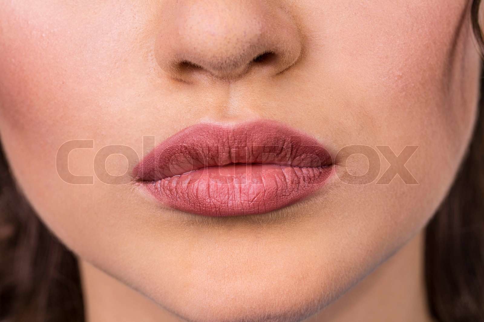 Lips of the mouth. | Stock image | Colourbox