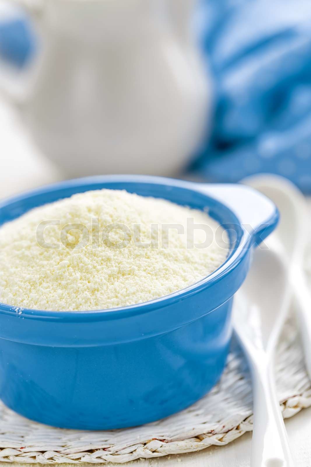 Powdered milk | Stock image | Colourbox