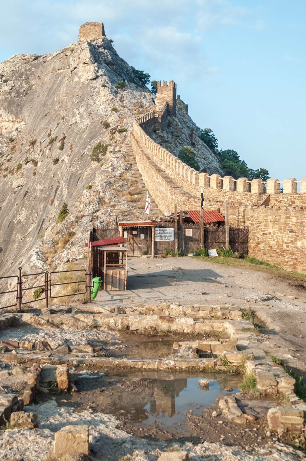 Tower of Genoa fortress in Sudak Crimea | Stock image | Colourbox