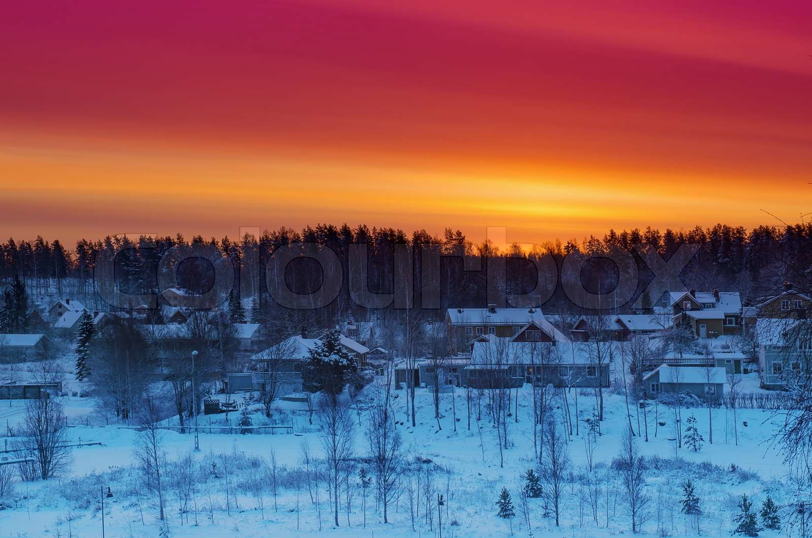 Before sunrise | Stock image | Colourbox