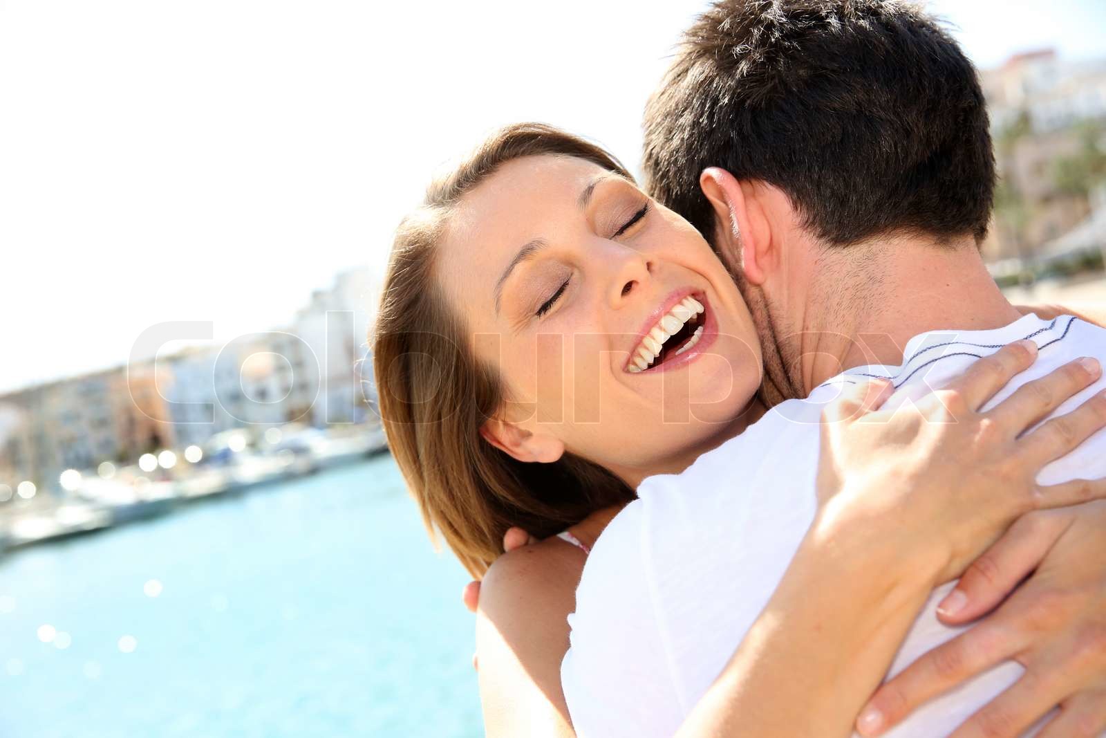 couple, reunion, people | Stock image | Colourbox