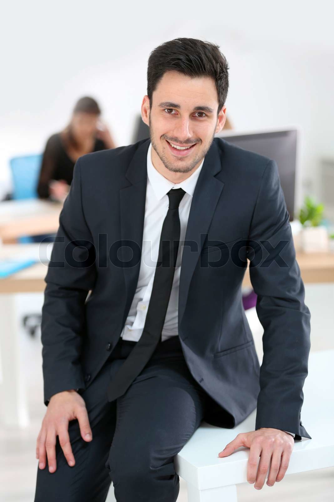 business, man, dark-haired | Stock image | Colourbox