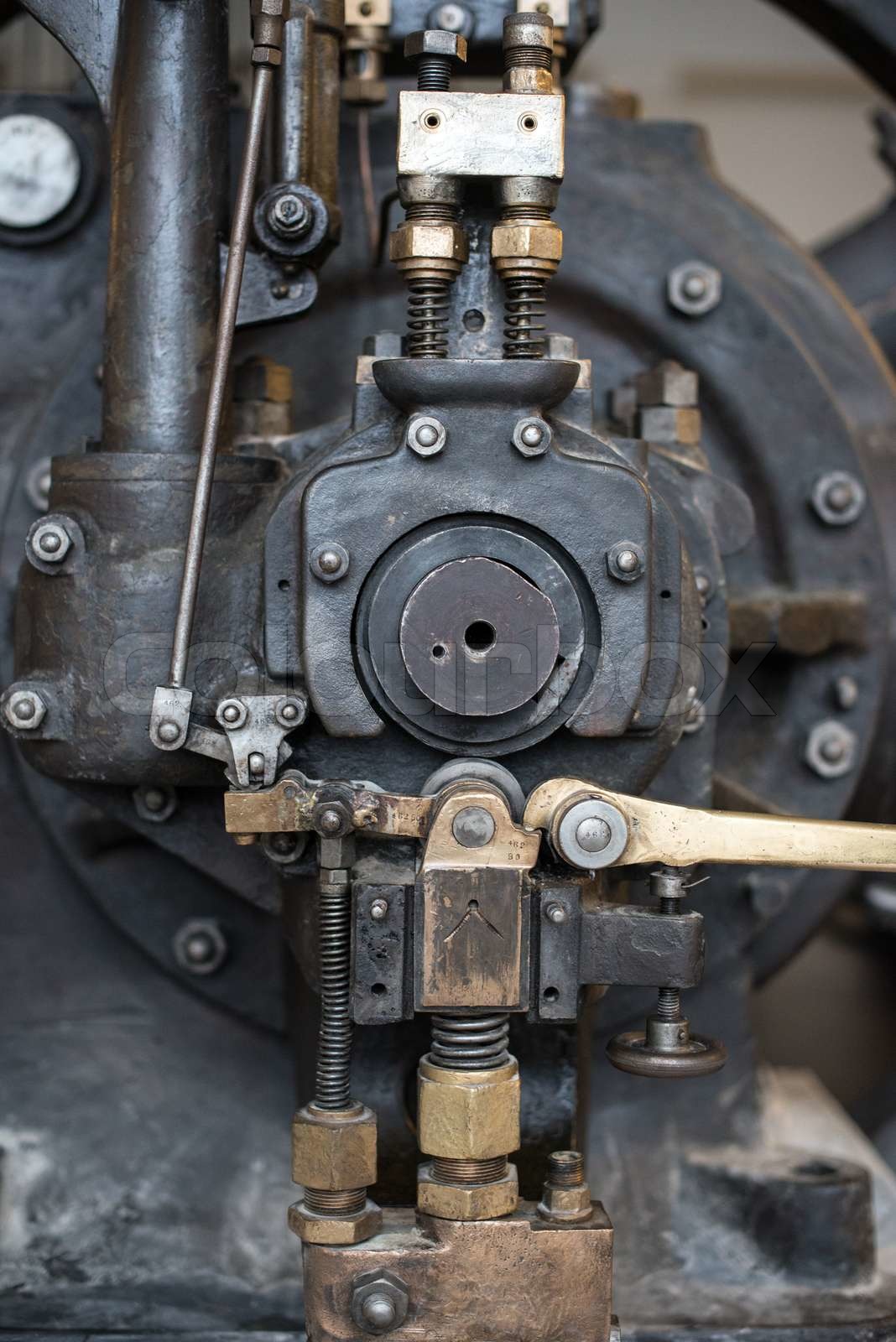 Part of Hot bulb engine. | Stock image | Colourbox