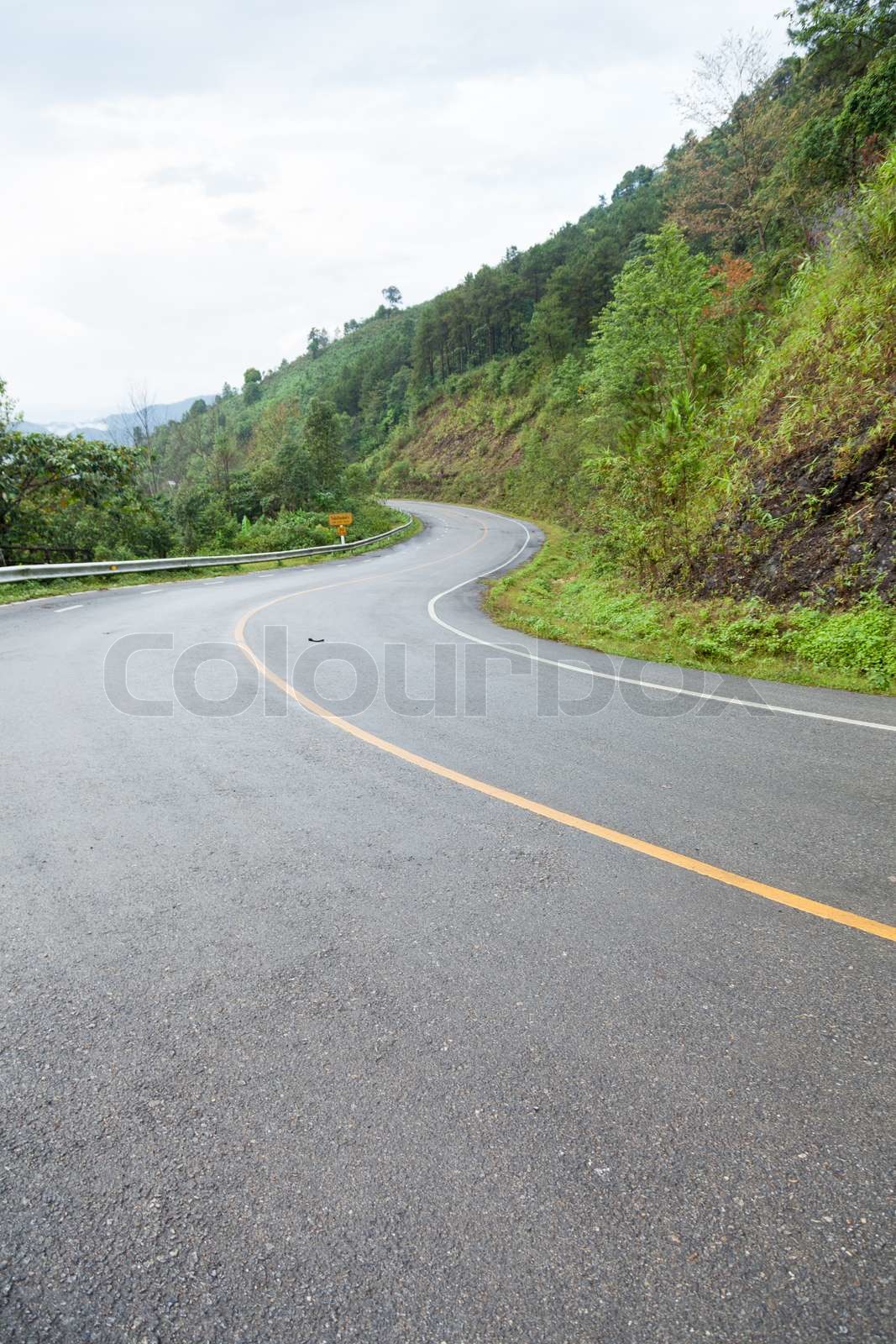 curvy road | Stock image | Colourbox