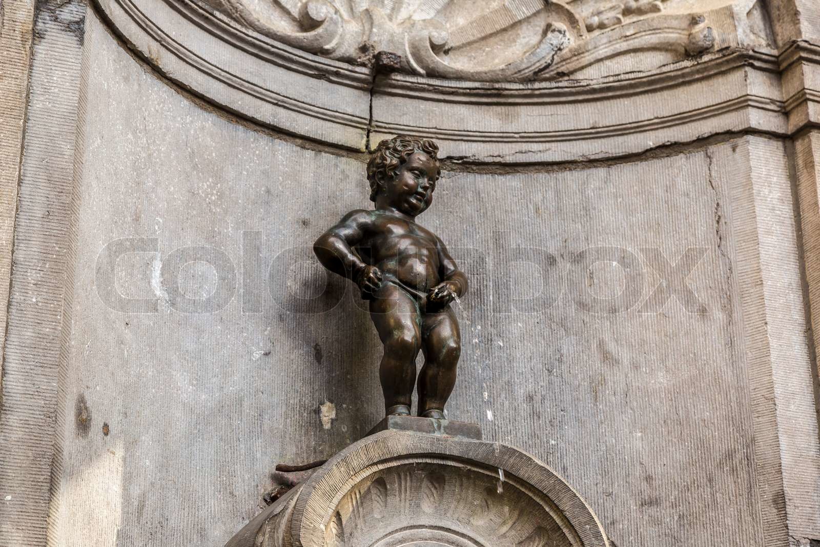 Manneken Pis statue in Brussels | Stock image | Colourbox