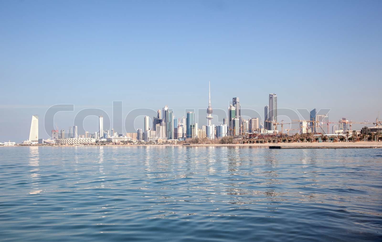 Skyline of Kuwait City, Middle East | Stock image | Colourbox
