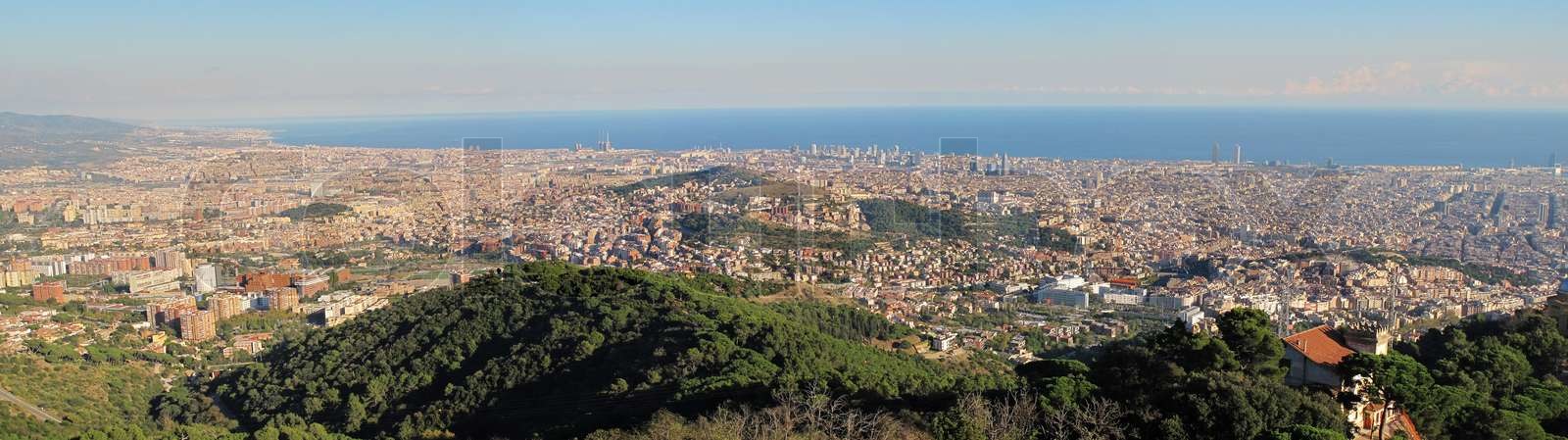 Panorama Barcelona to the north | Stock image | Colourbox