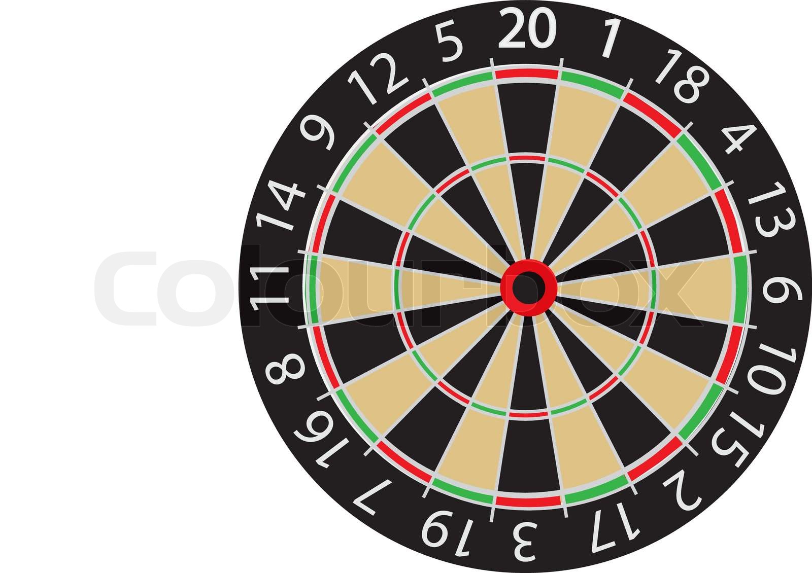 play darts pdc | Stock vector | Colourbox