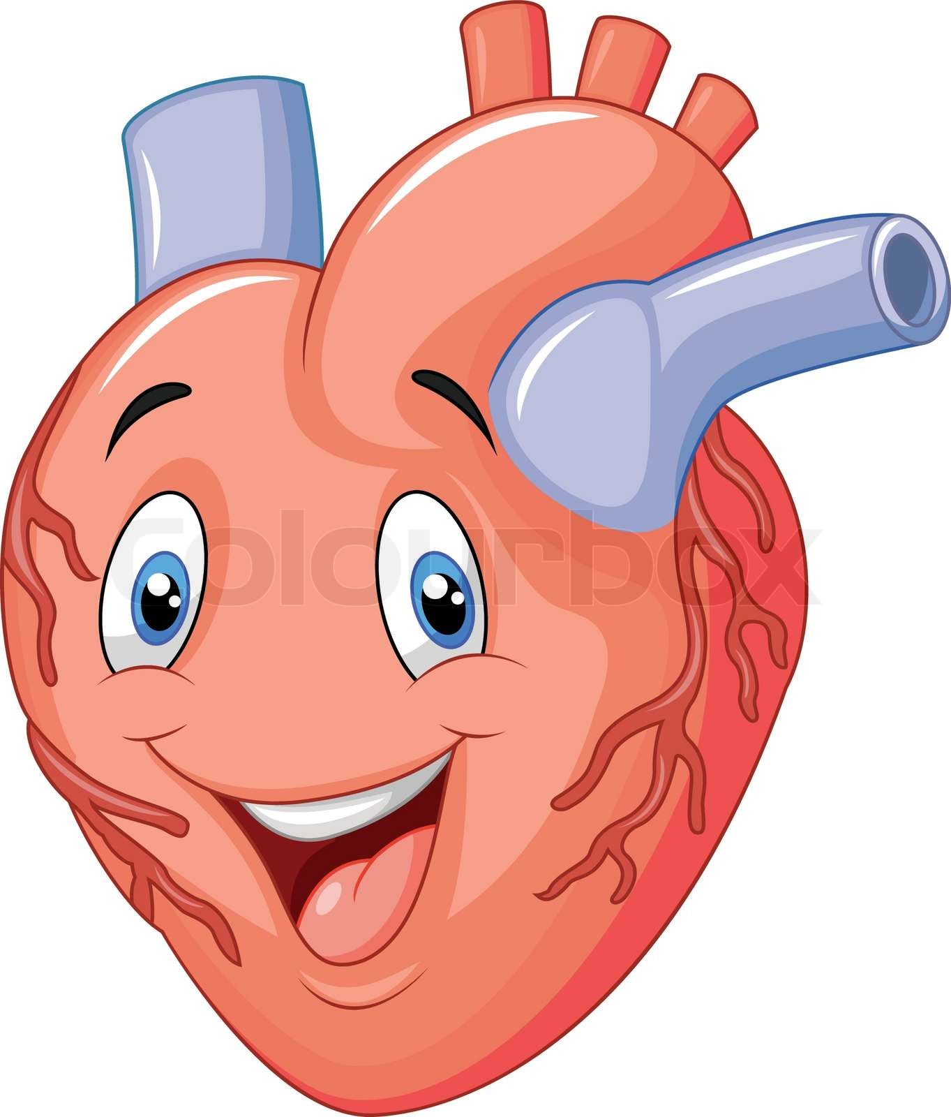 Cartoon heart | Stock vector | Colourbox