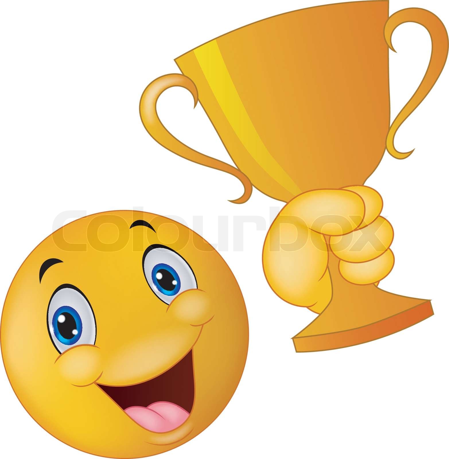 præmie, vinder, smiley | Stock vektor | Colourbox