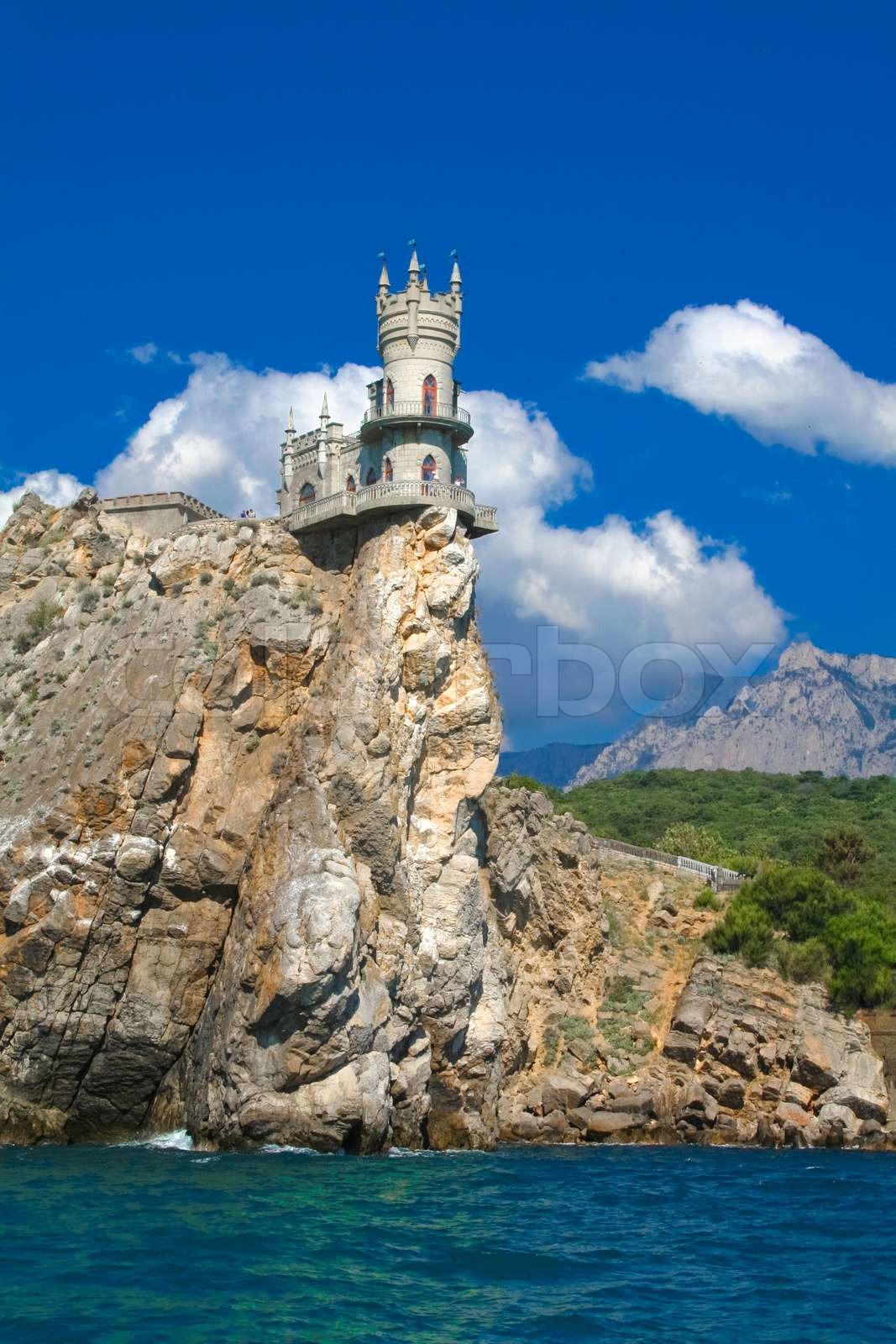 fuglerede, borg, svale | Stock foto | Colourbox