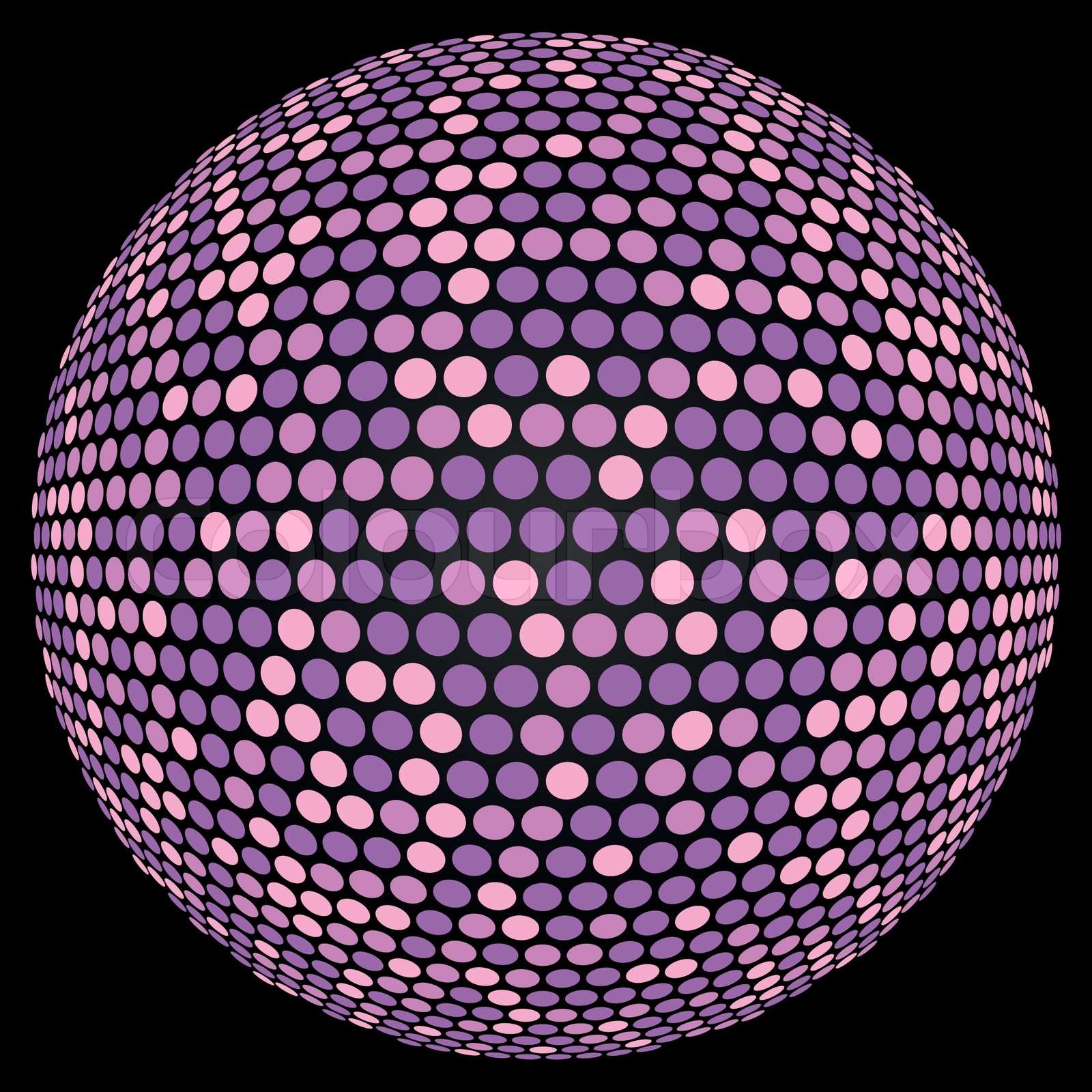 Dotted sphere. | Stock vector | Colourbox