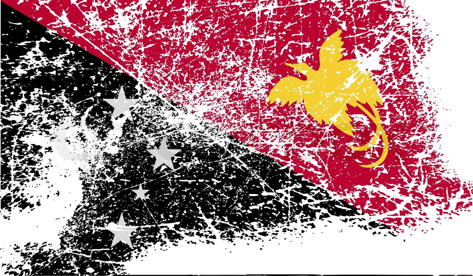 Flag of with old texture. Vector | Stock vector | Colourbox