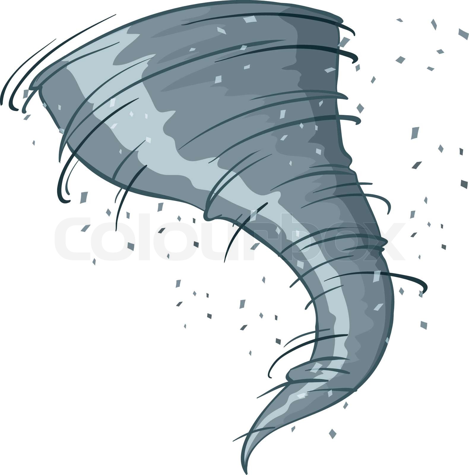 storm, clipart, hvirvelstorm | Stock vektor | Colourbox