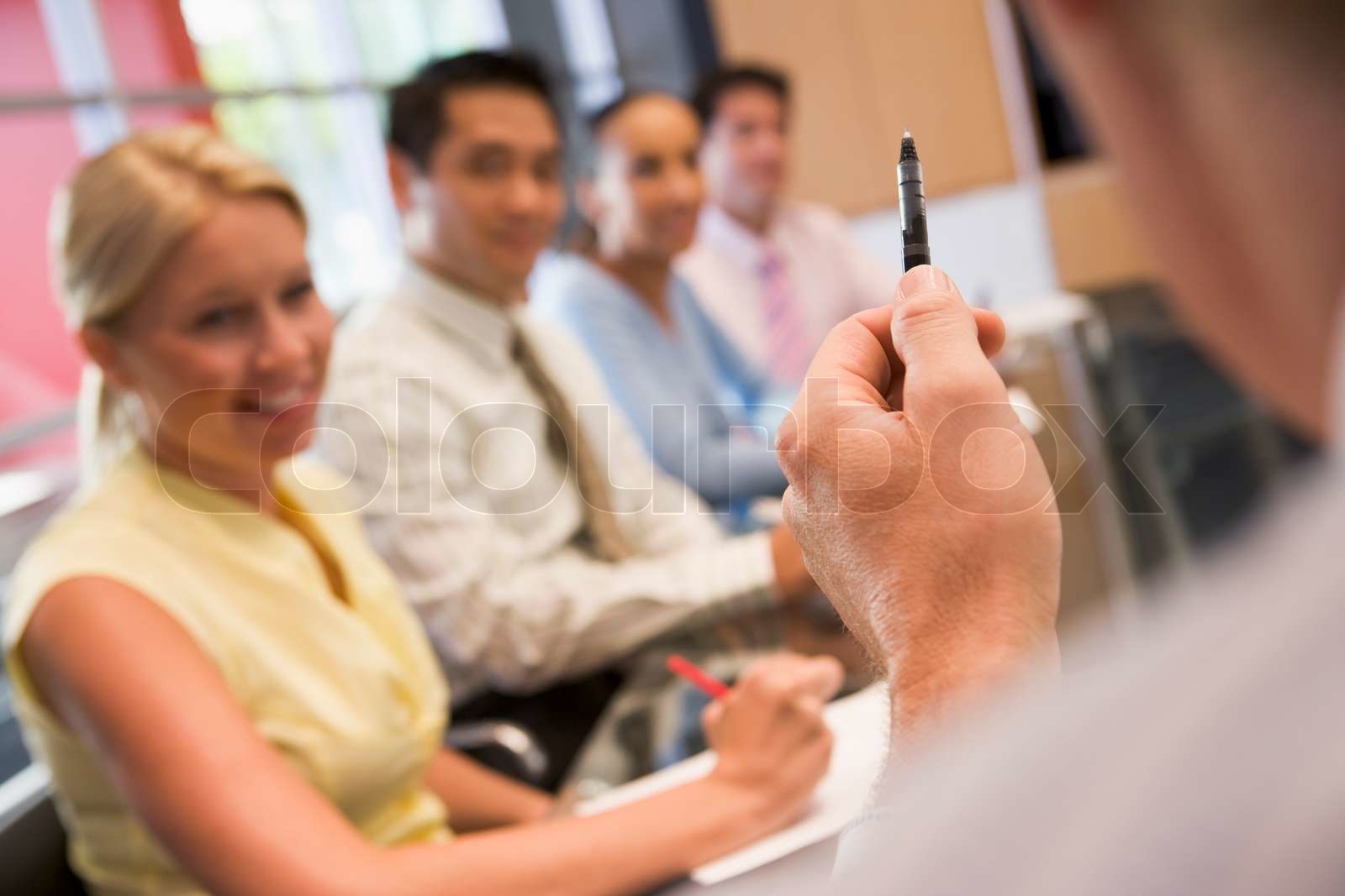 meeting, angestellte, business | Stock Bild | Colourbox