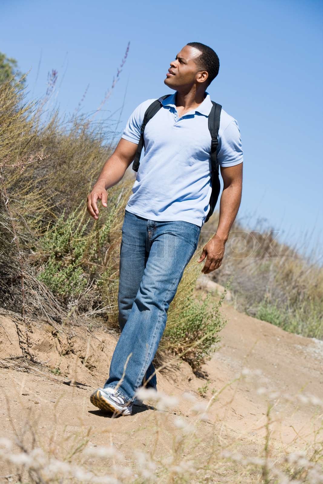 person, rambling, hiking | Stock image | Colourbox