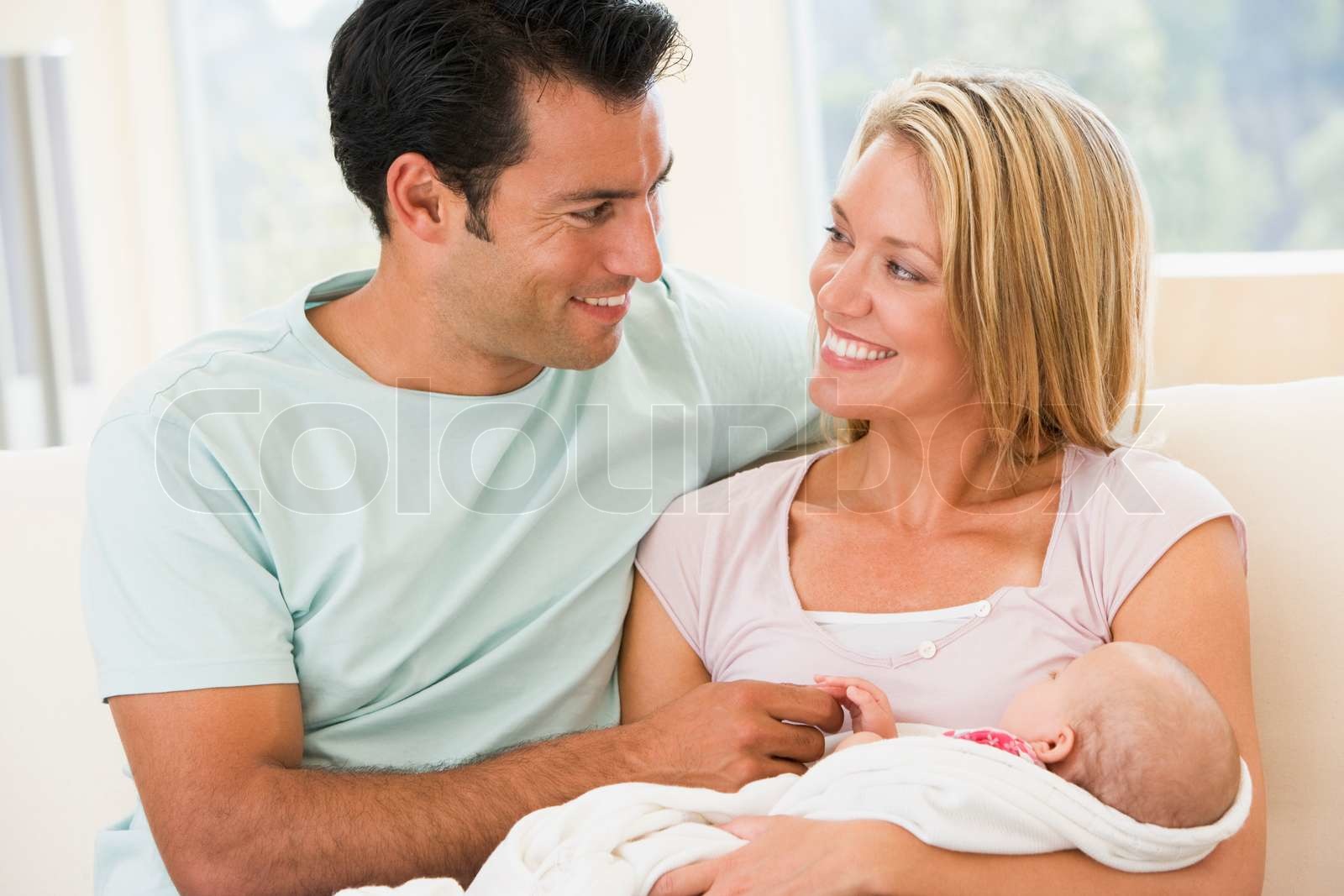 eltern, baby, familie | Stock Bild | Colourbox