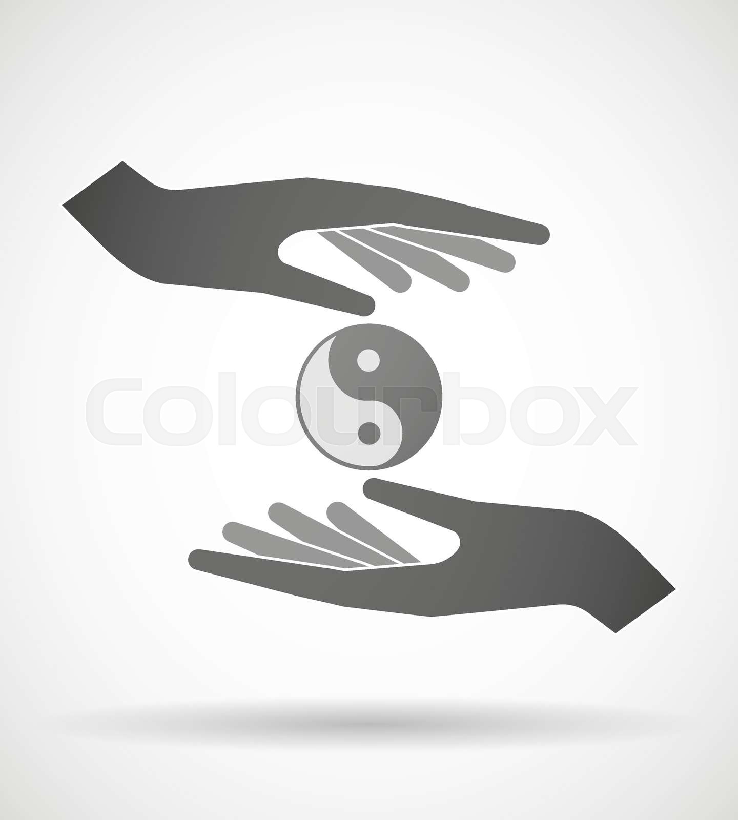 hand, tao, symbol | Stock-Vektor | Colourbox