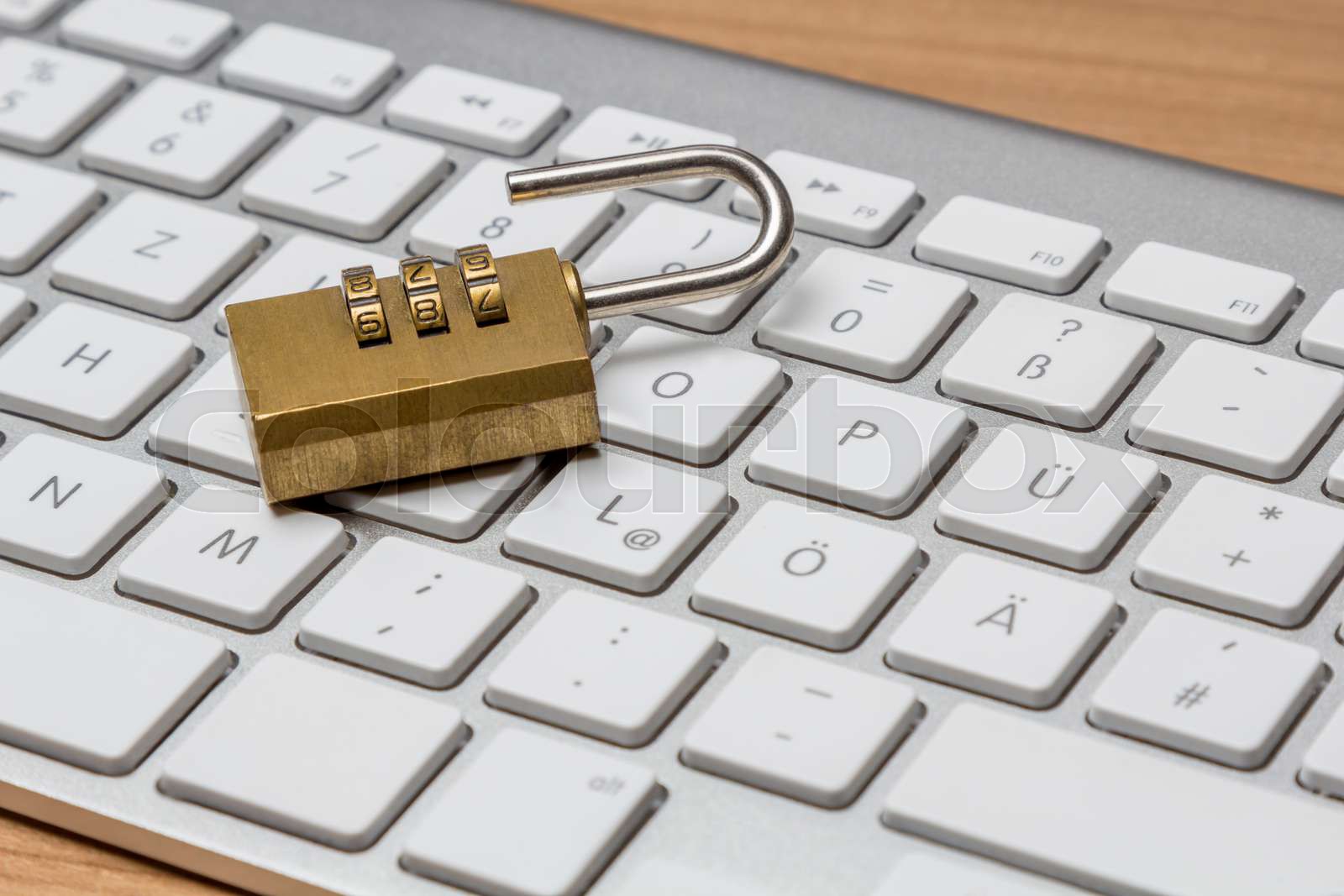 Keyboard with Lock | Stock image | Colourbox
