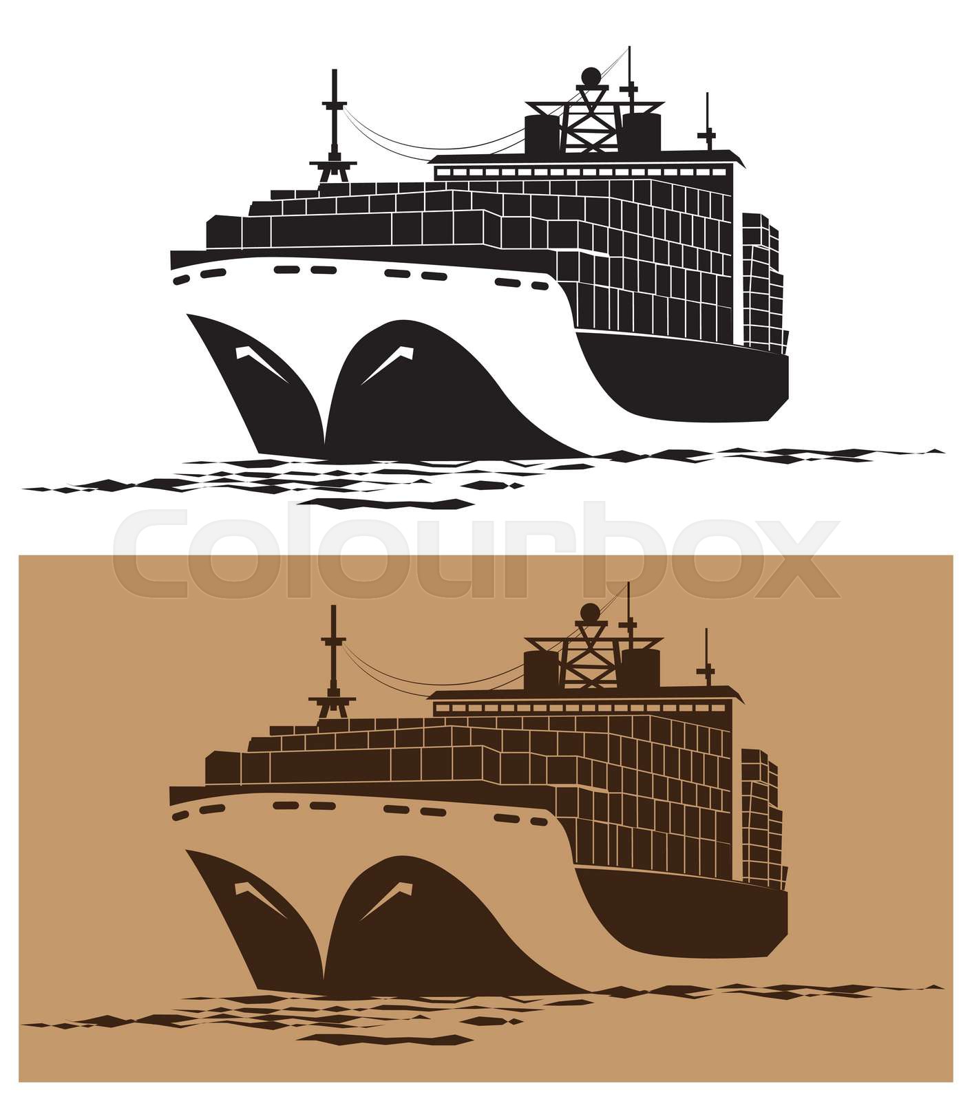 Cargo Ship Clipart