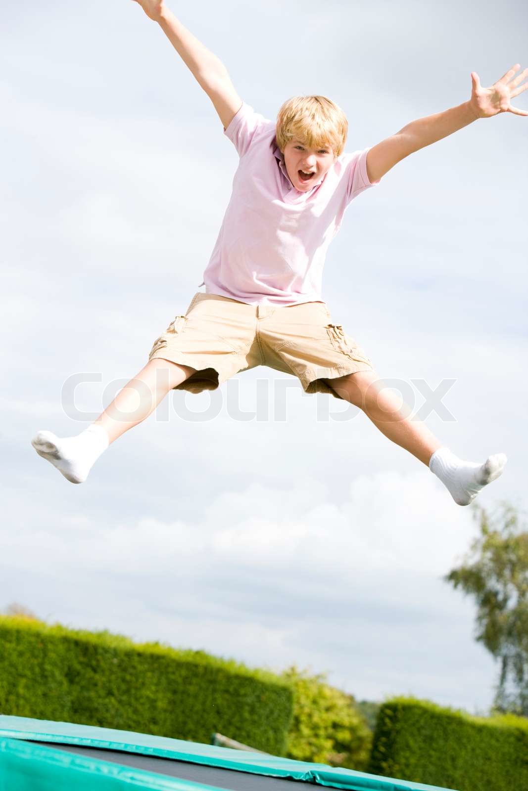 kids, jump, children | Stock image | Colourbox