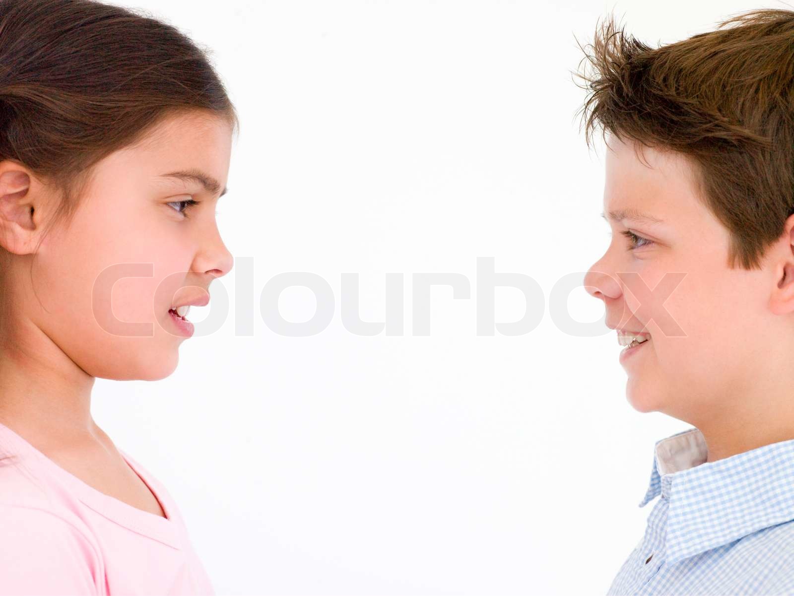 talking, boy, children | Stock image | Colourbox