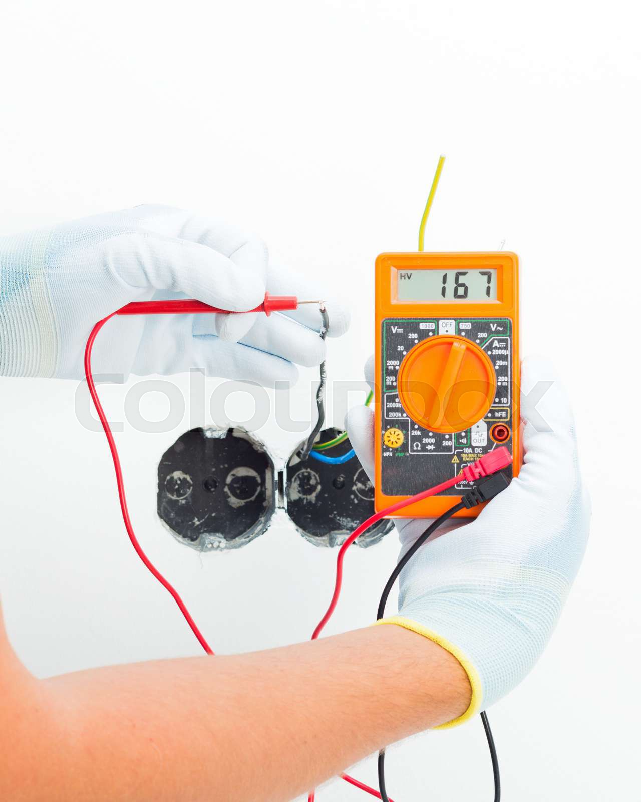 Security Checking With Multimeter | Stock image | Colourbox