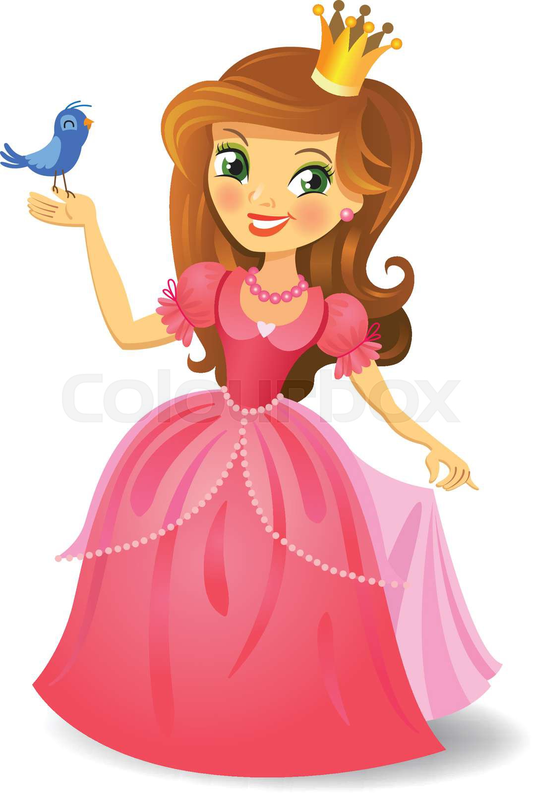 Beautiful princess | Stock vector | Colourbox