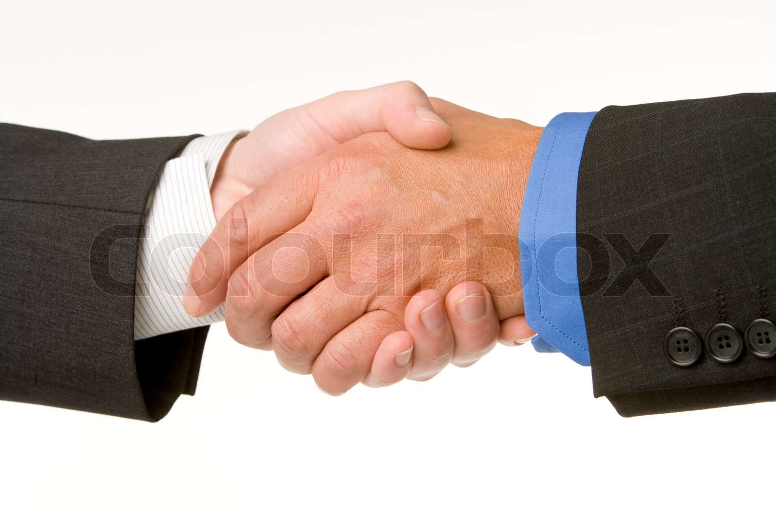 handschlag, business, deal | Stock Bild | Colourbox