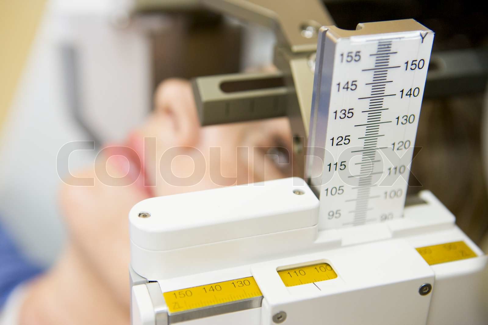 Patient's Head Being Monitored | Stock image | Colourbox