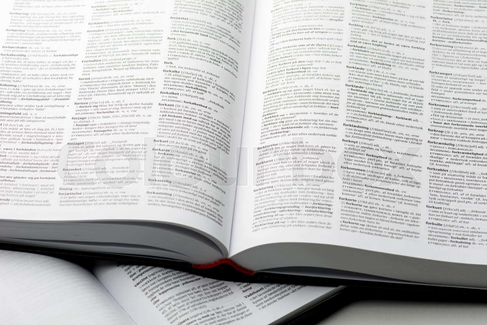 ord i ordbog, søg ord i ordbog, | Stock foto | Colourbox