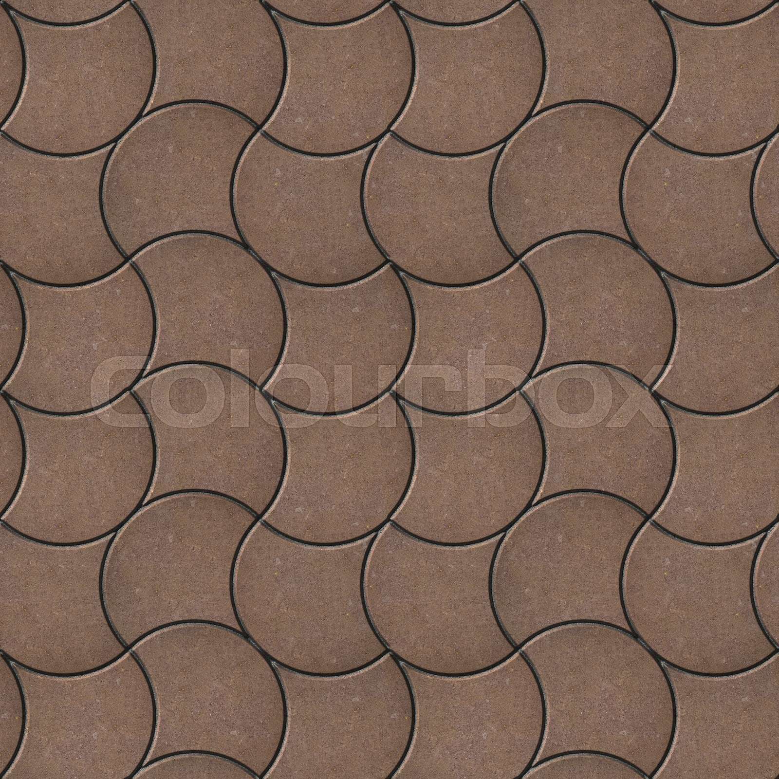Brown Pavers. Seamless Tileable Texture. | Stock image | Colourbox