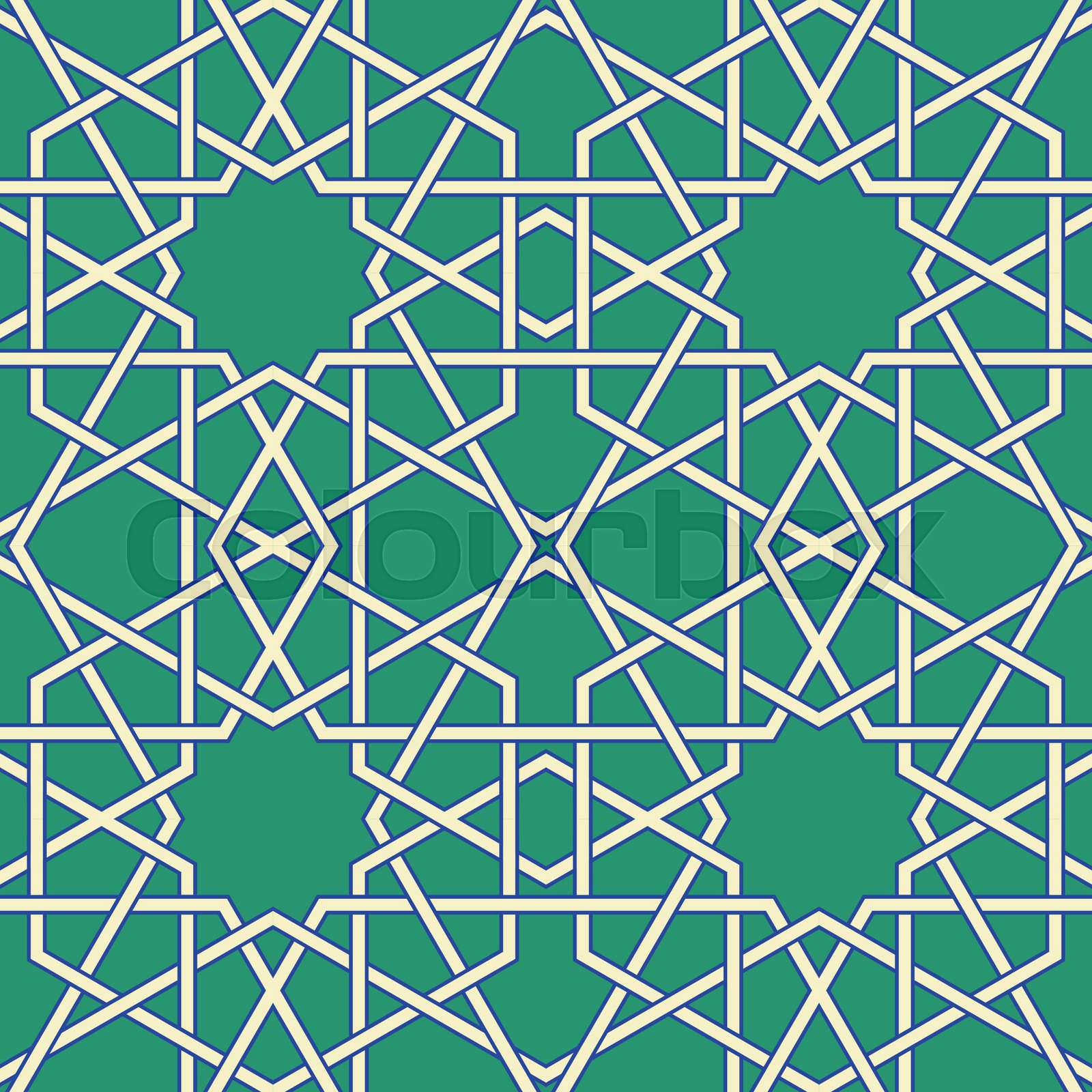 Arabic mosaic | Stock vector | Colourbox