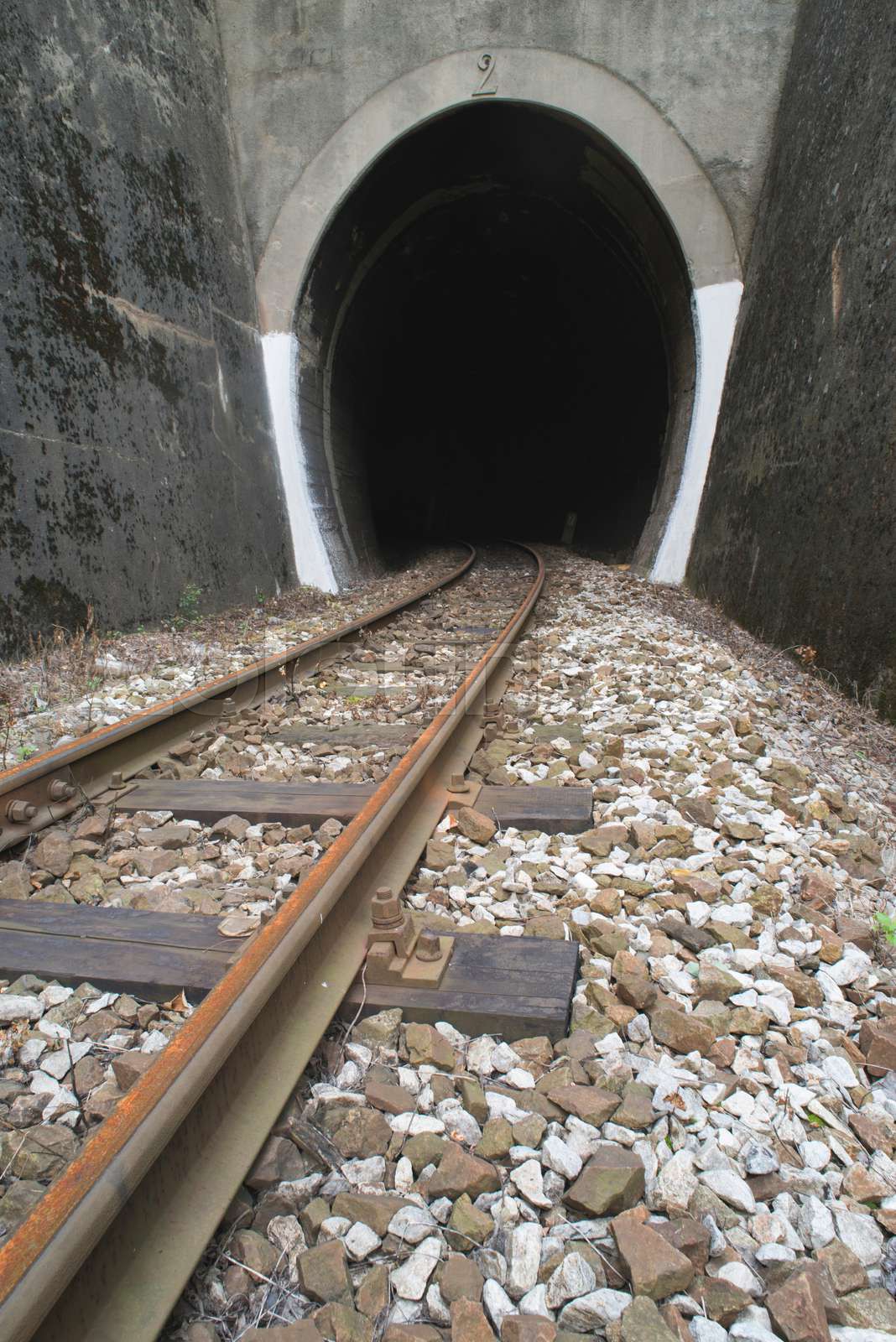 Train tunnel | Stock image | Colourbox