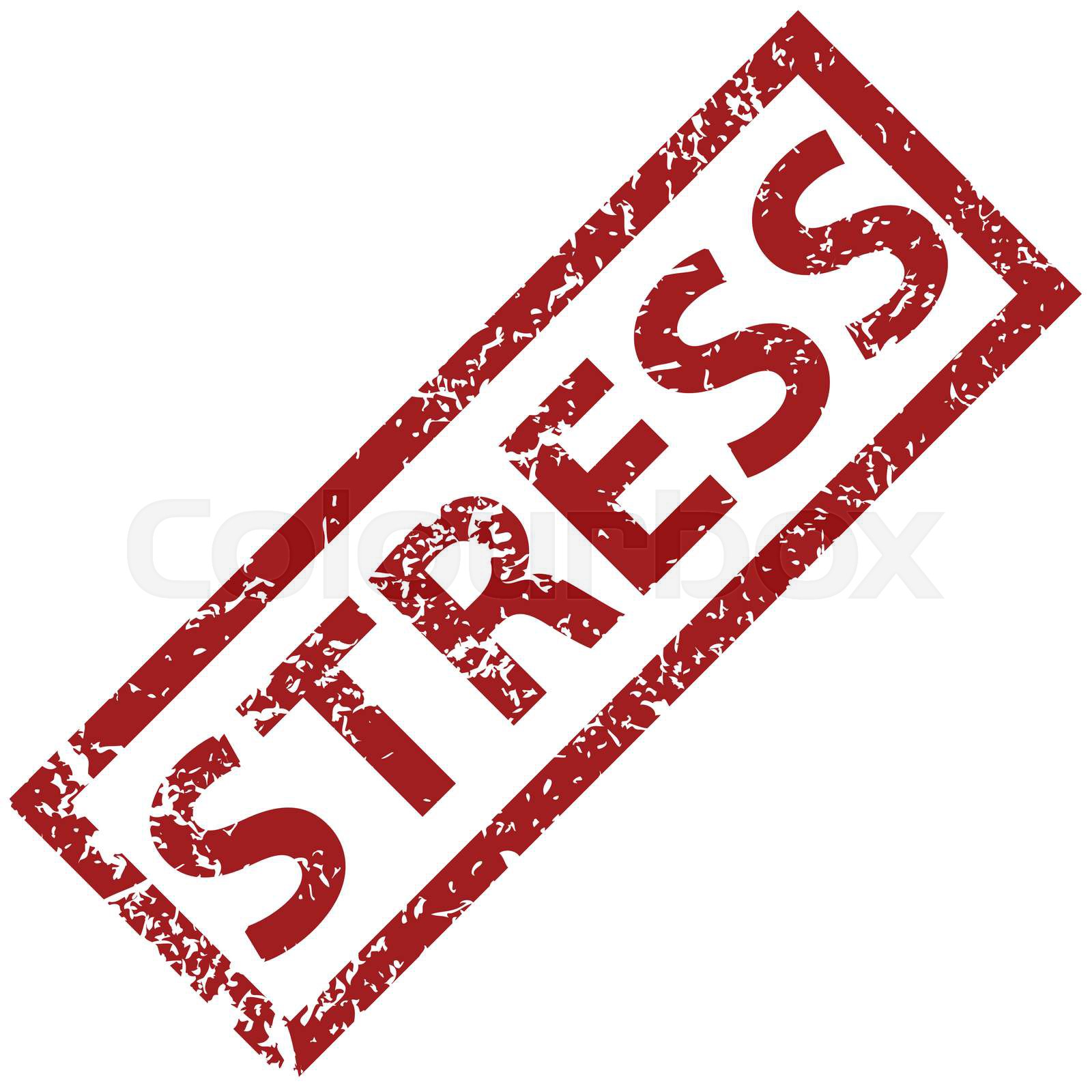 Stress rubber stamp | Stock vector | Colourbox