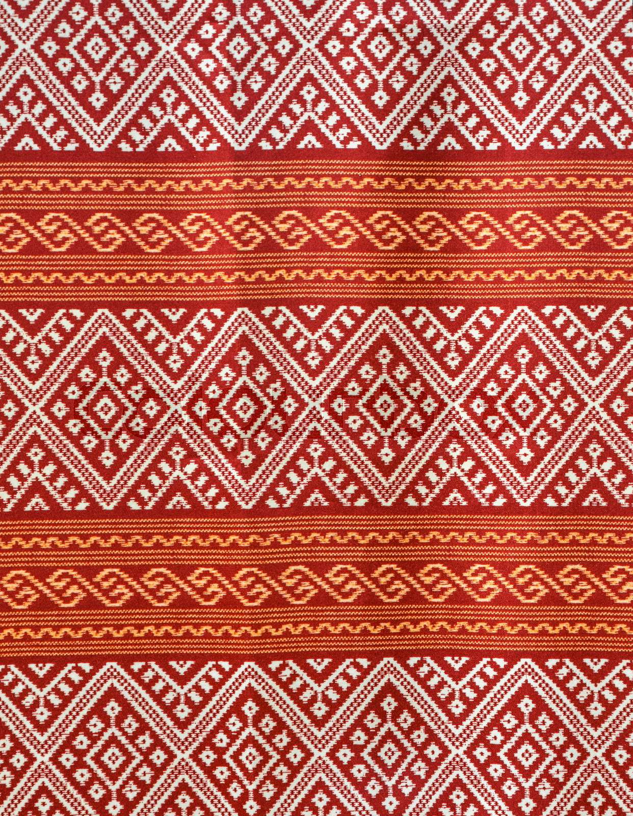 Pattern texture Thailand of native cloth | Stock image | Colourbox